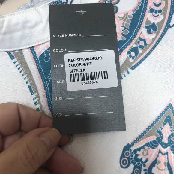 Reborn | Dresses | Reborn Collection White And Teal Blue Paisley ...